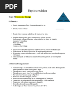 Grade 8 Physical Science Study Guide | PDF | Electric Current | Force
