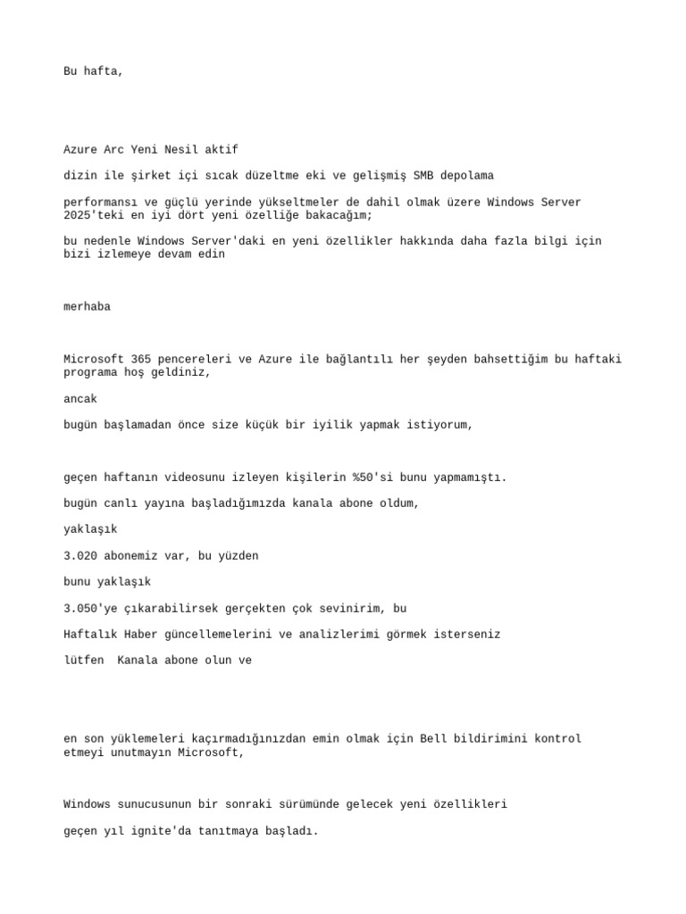 (Turkish) 4 Must-Have Features in Windows Server 2025 (DownSub - Com) | PDF (Turkish) 4 Must-Have Features in Windows Server 2025 (DownSub - Com) | PDF