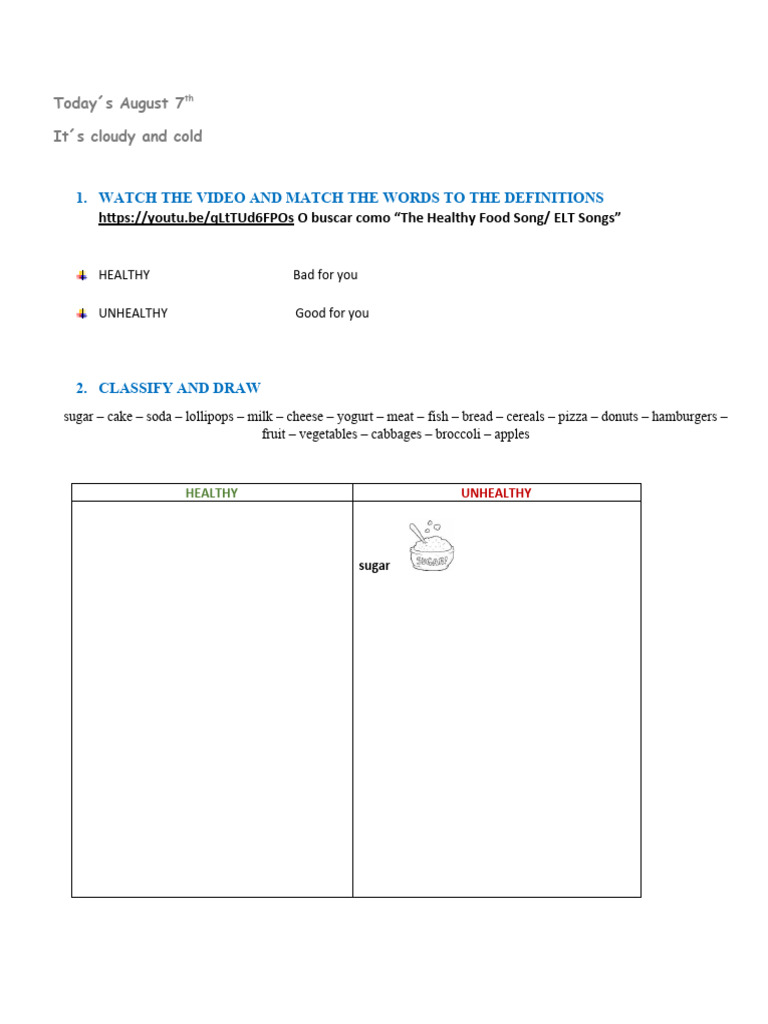 Healthy Meal Planning for Fifth Graders | PDF | Meal | Lunch