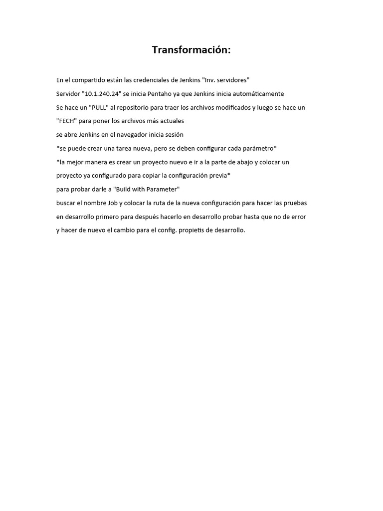 Transformaci Ó N | PDF