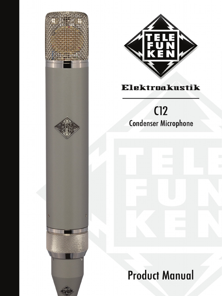 C12 Web Manual 2023 | PDF | Microphone | Vacuum Tube