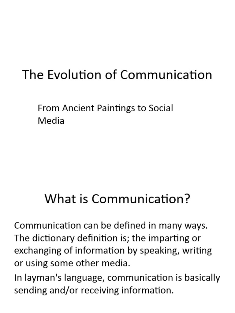 The Evolution of Communication - Natasha | PDF | Telegraphy | Mail