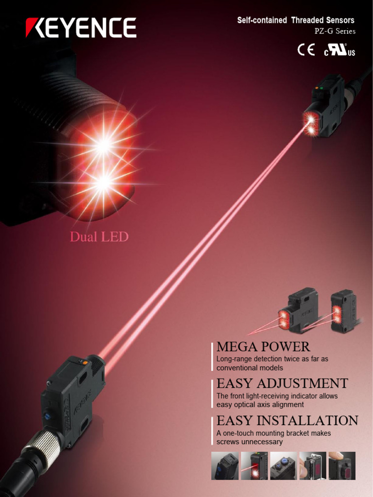 Keyence Sensor PZ G Datasheet | PDF | Optical Filter | Light Emitting Diode
