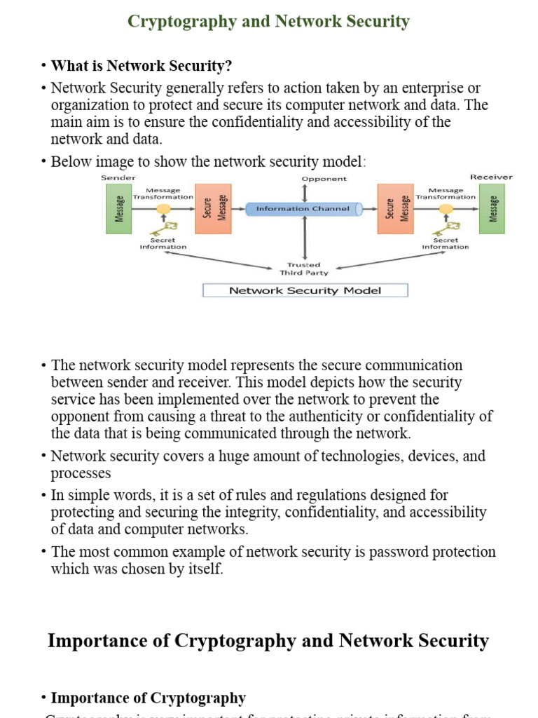 Cryptography and Network Security Principles ch3 | PDF | Information Security | Security