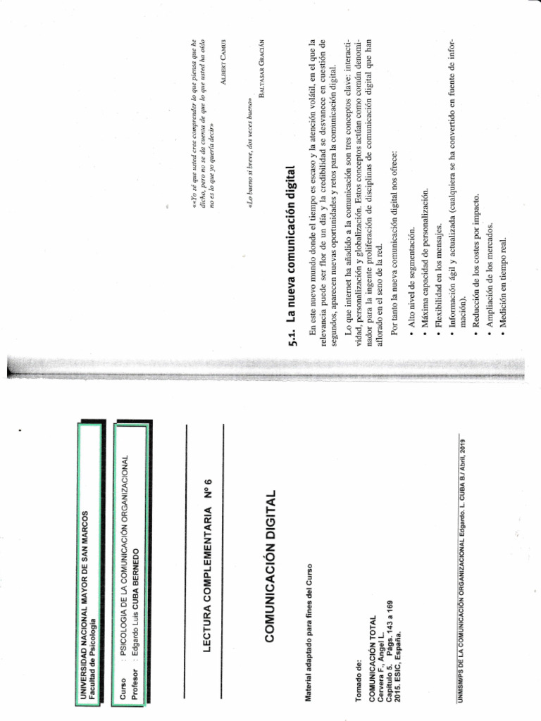 Lectura Complementaria 6 | PDF