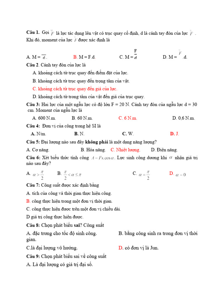 Vat Ly 10 CTST 1 | PDF
