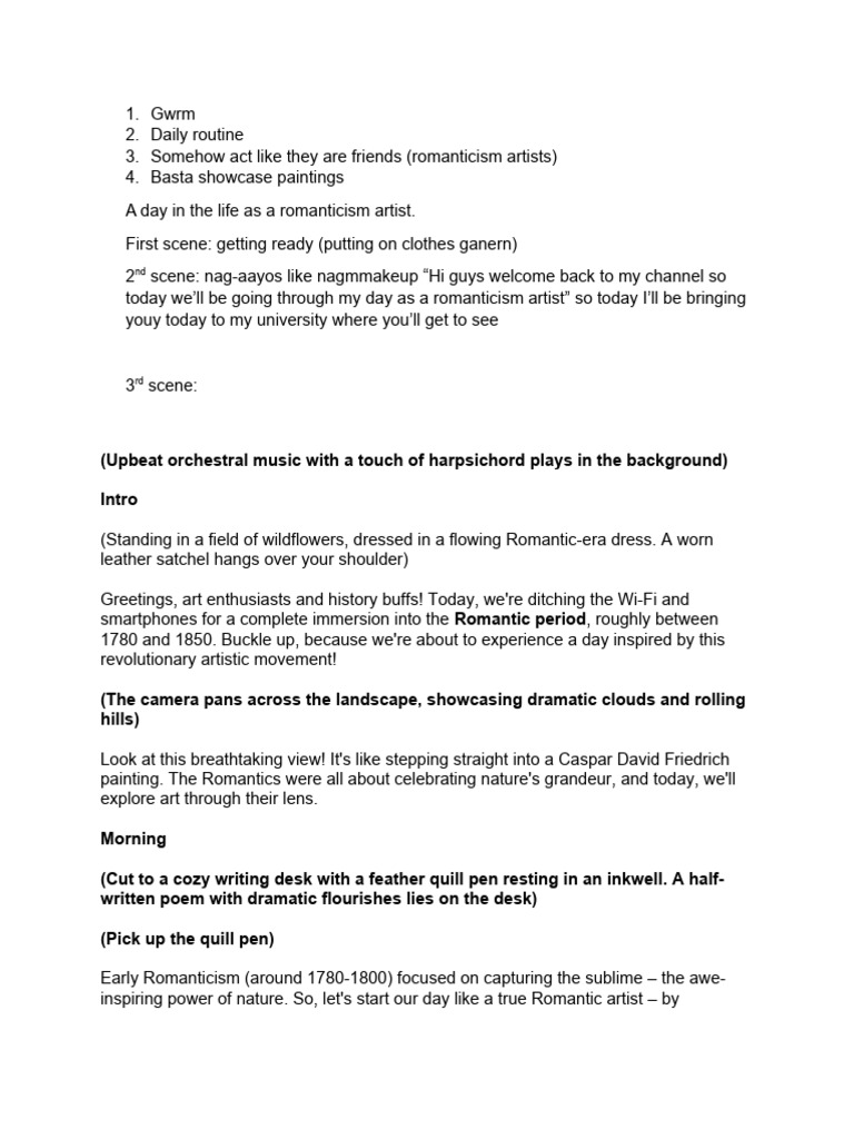 Artapp Midterm Exam | PDF | Romanticism