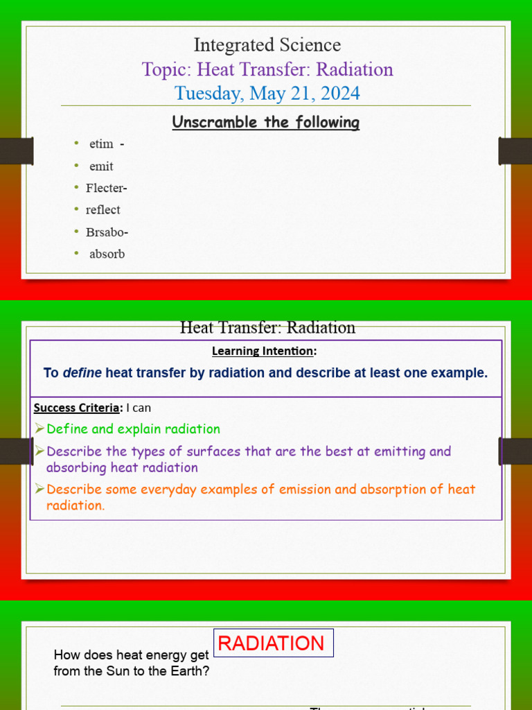 Heat Transfer - Radiation | PDF | Heat Transfer | Continuum Mechanics