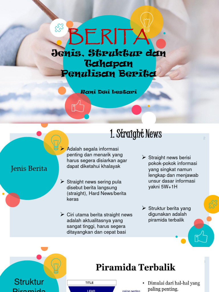 Dasar Penulisan Berita II (Jenis Berita, Struktur Dan Tahapan Penulisan ...