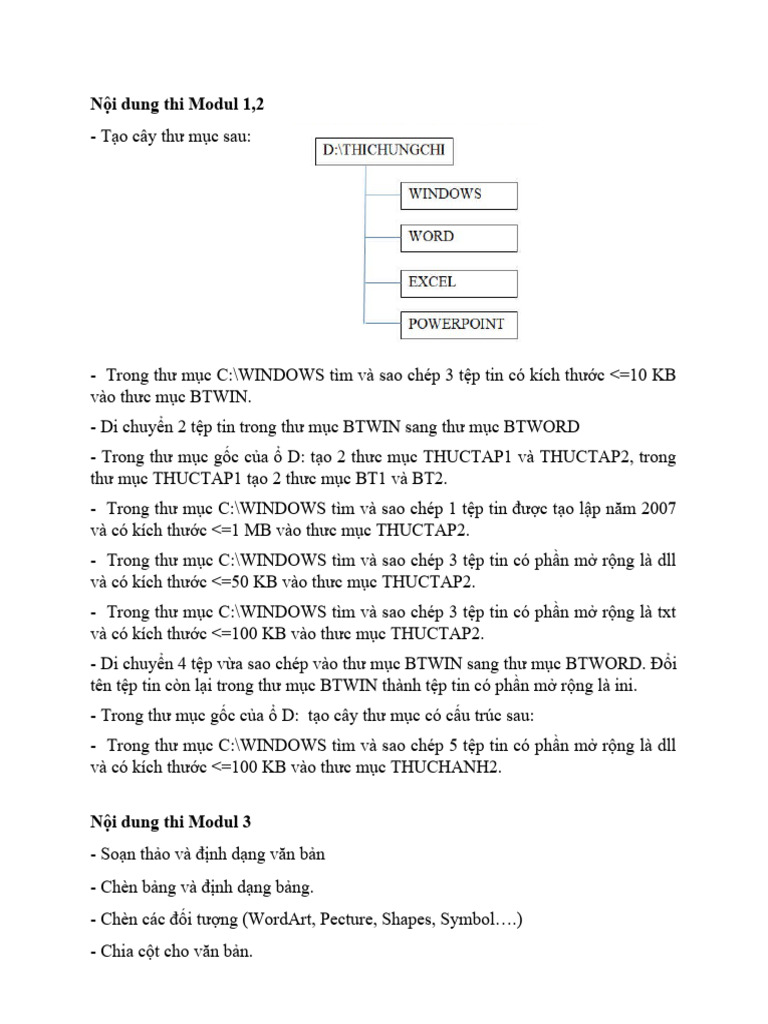 Tai Lieu On Tap TH | PDF
