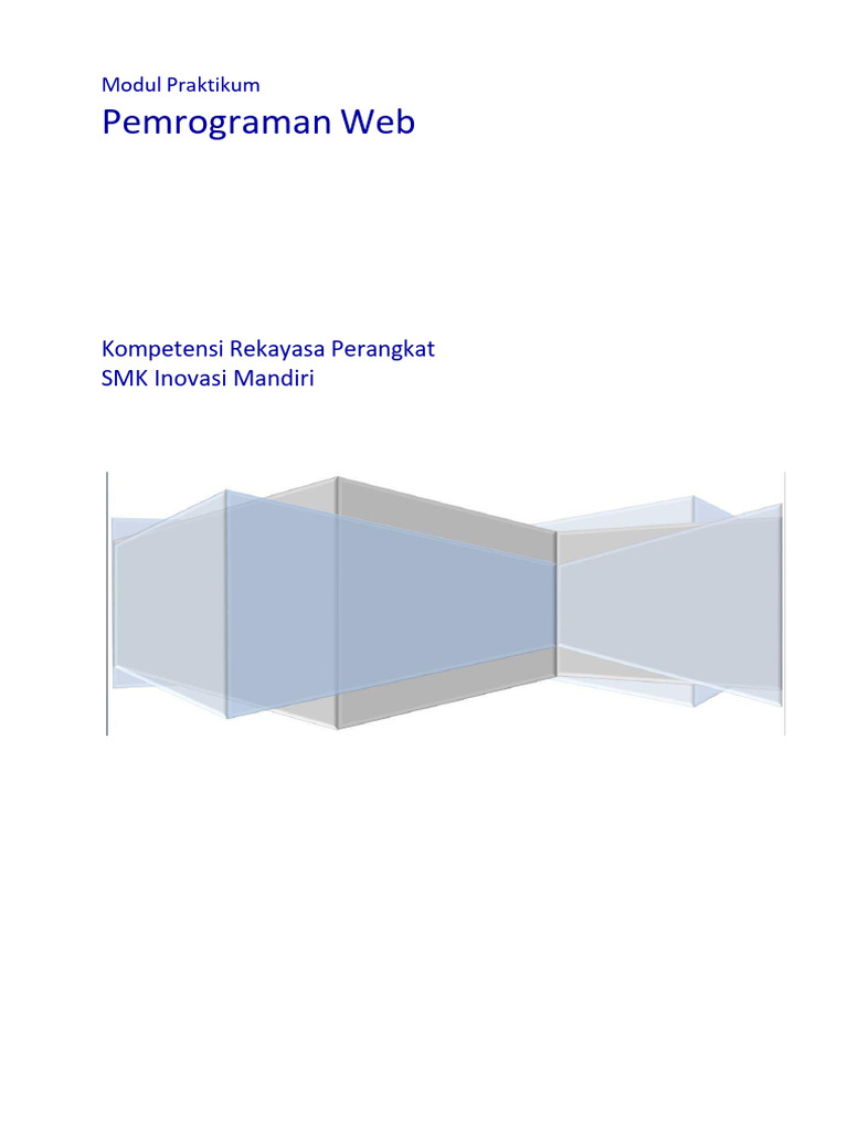Modul Praktikum Web 1 | PDF