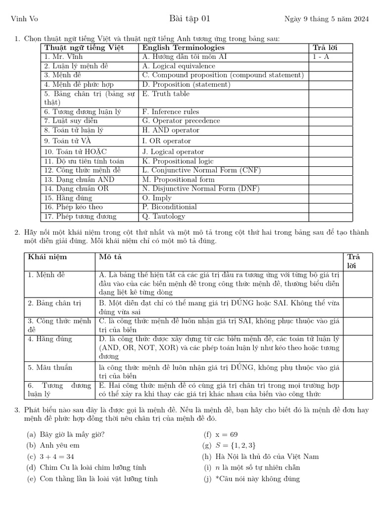Ex1 Propositionallogic Pdf 