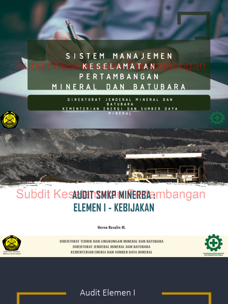 Kebijakan Keselamatan Pertambangan | PDF | Teknologi & Rekayasa