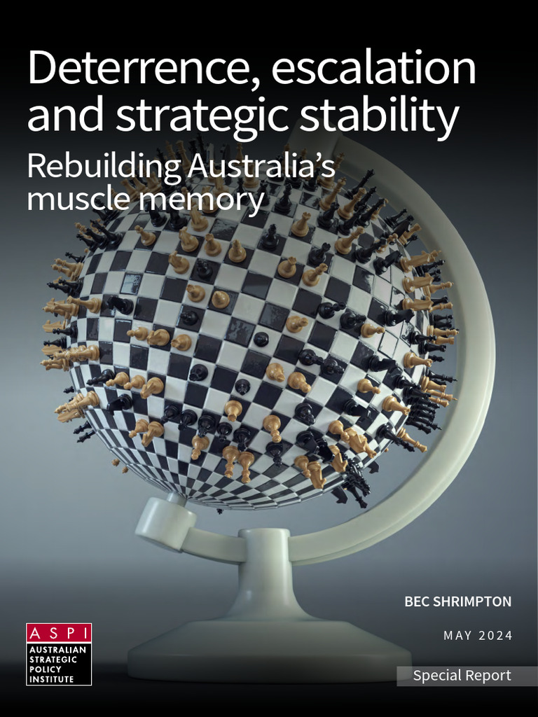 SR207 Deterrence, Escalation and Strategic Stability | PDF | Deterrence ...