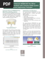 CapSure™ Permanent Fixation Overview | PDF | Implant (Medicine) | Surgery