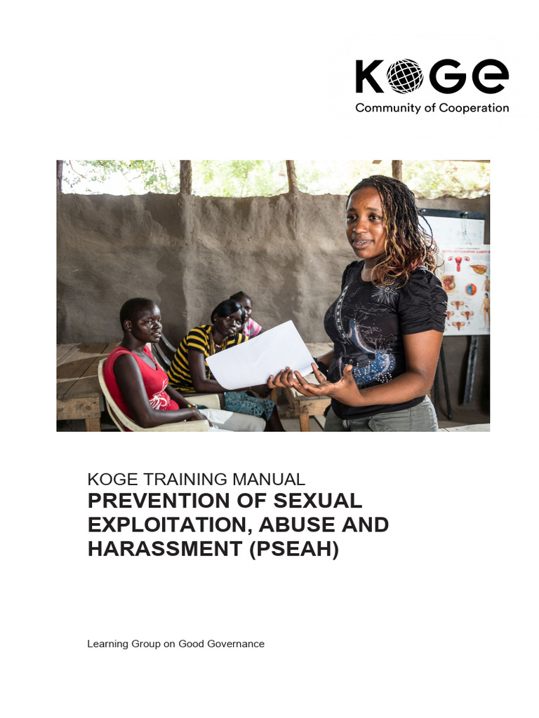 PSEAH Training Guide - Final | PDF | Violence Against Women | Violence