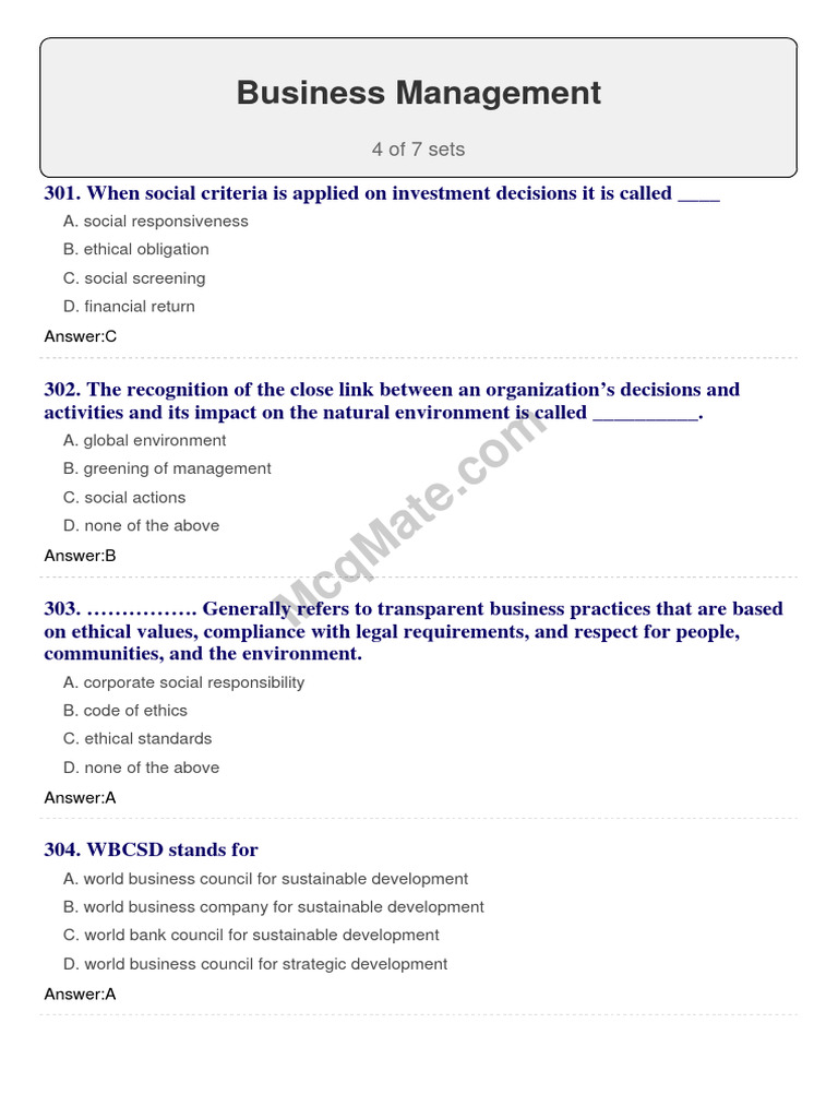 business-management [set 4] | PDF | Cost Of Living | Taxes