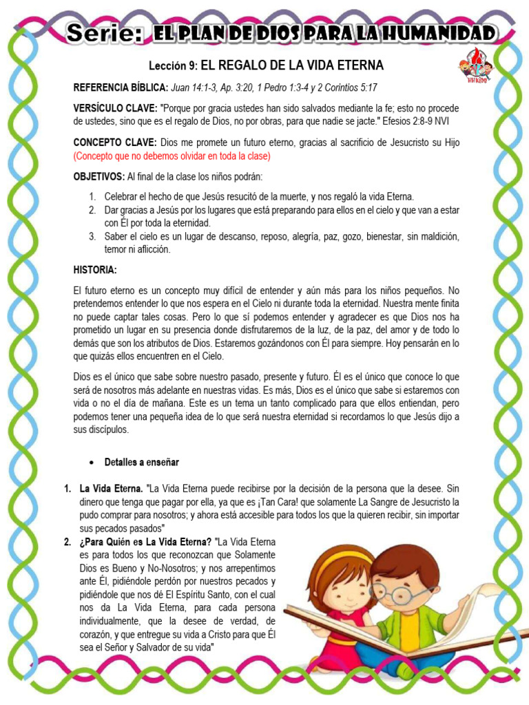 Vida Eterna: El Regalo de Dios | PDF | Vida eterna (cristianismo ...