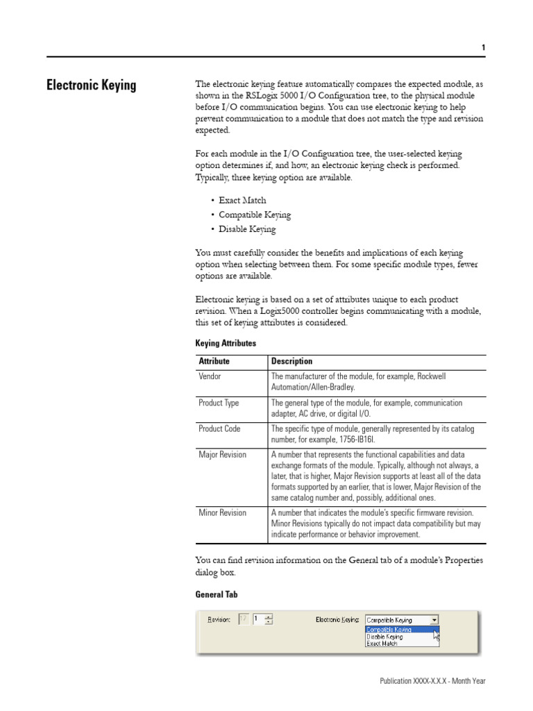 Electronic Keying | PDF | Input/Output | Communication