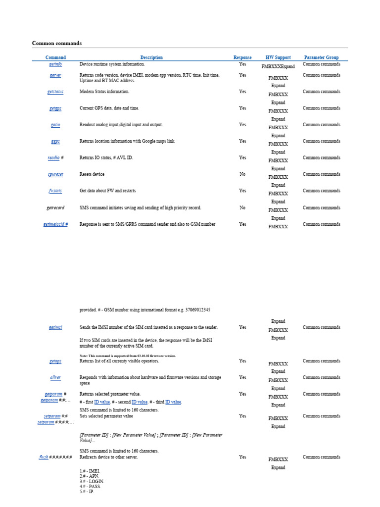 Comando Teltonica FMB y FMC | PDF | Computer Engineering | Computing