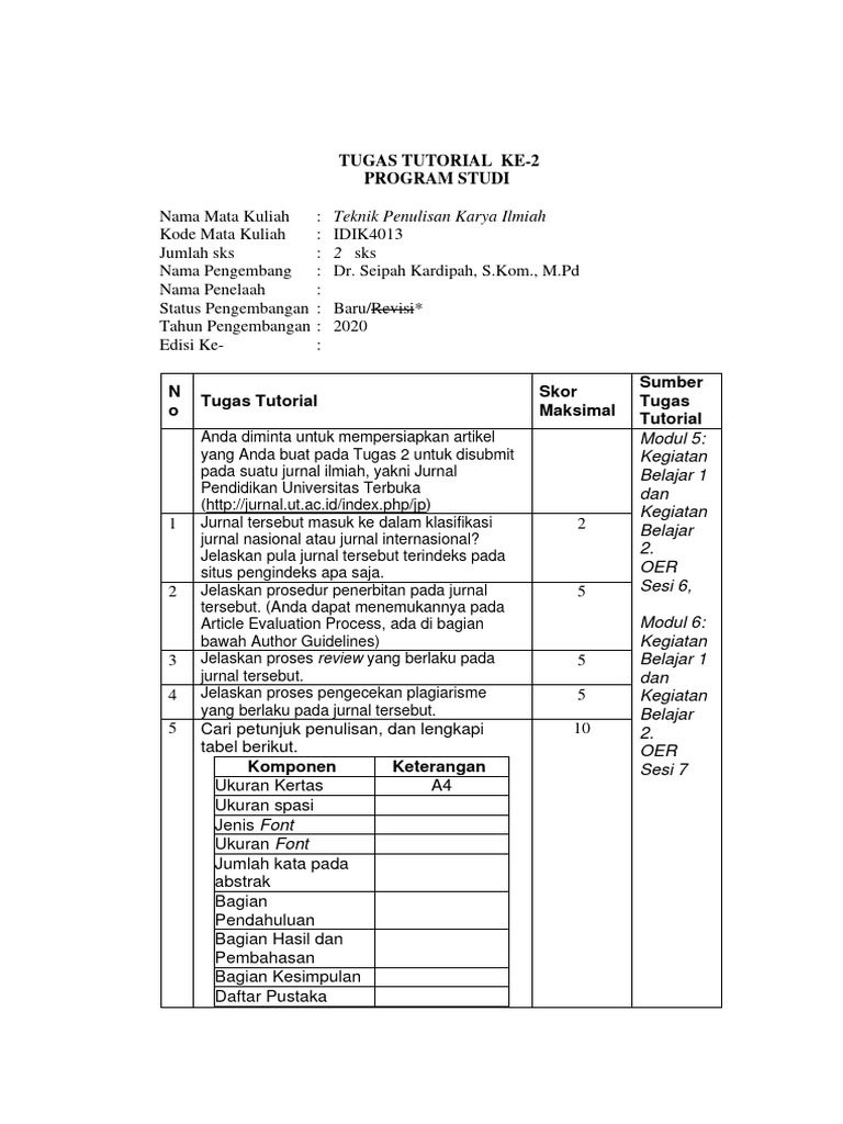 Tugas Tutorial 3 | PDF