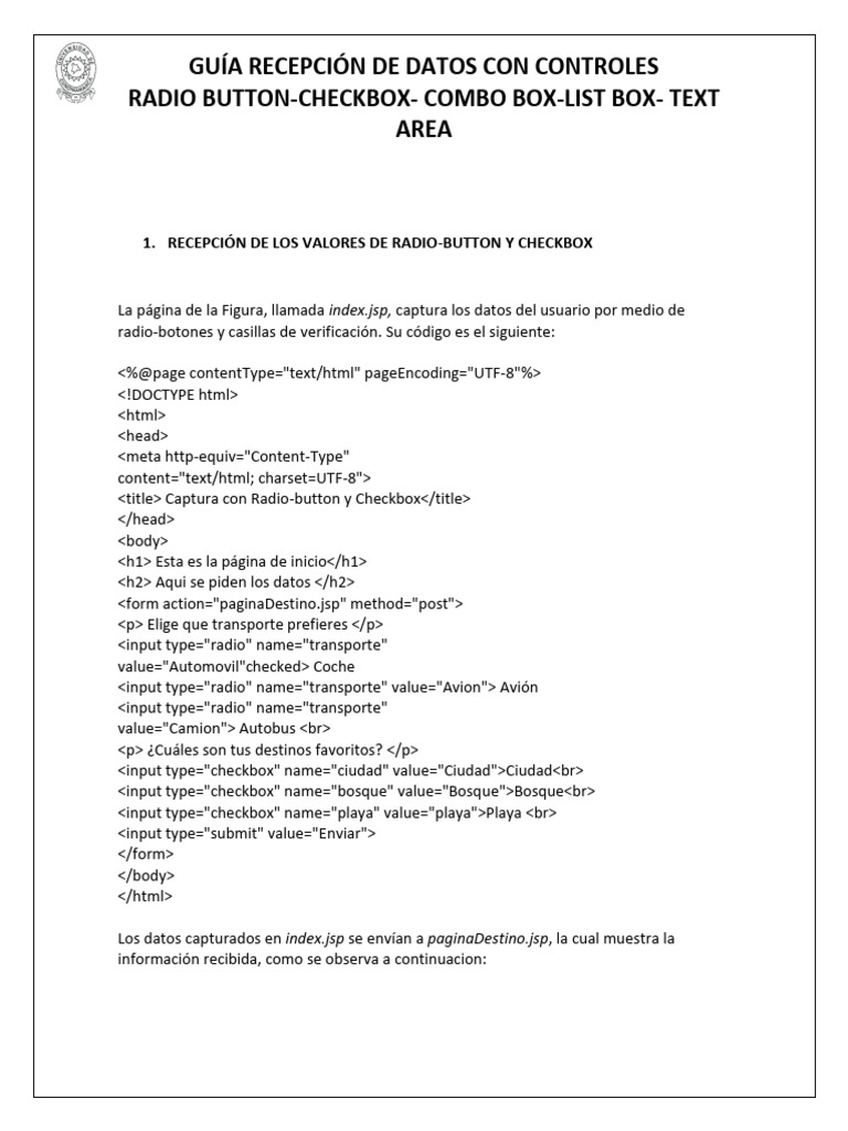 Guia Practica Controles Formulario | PDF | Software | Ingeniería de software