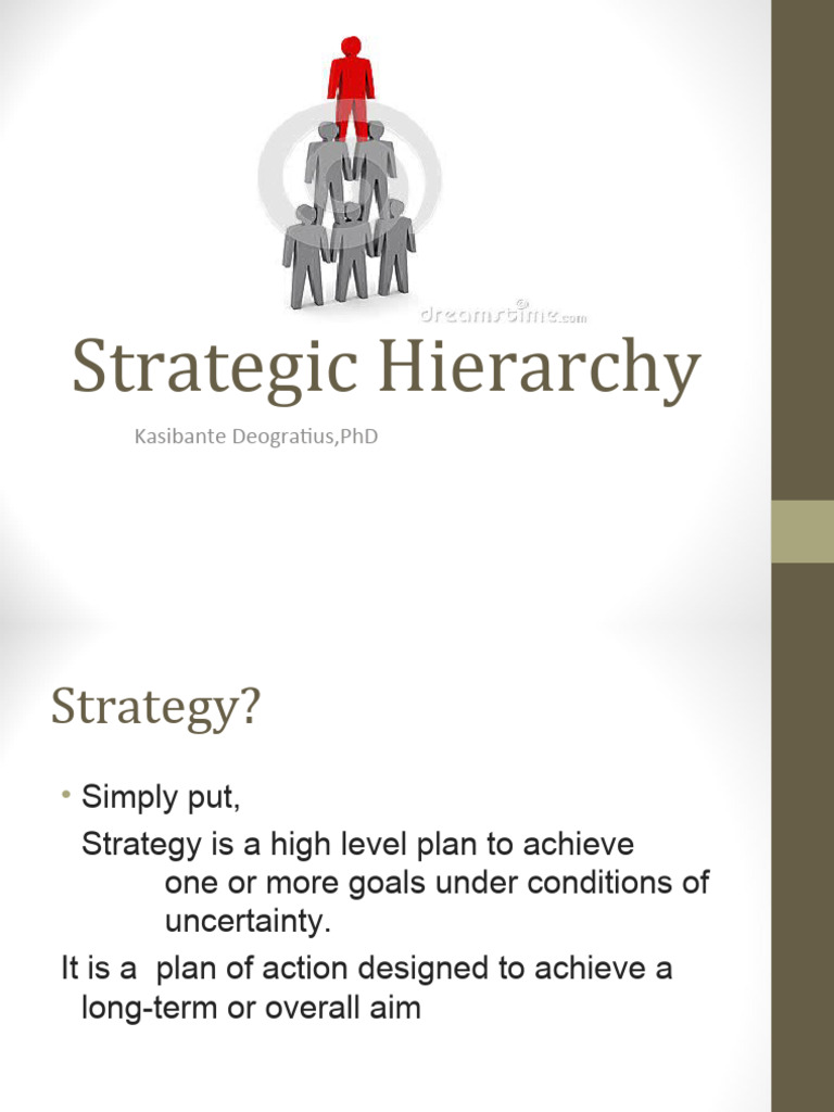 Strategic Hierarchy MGT 2024 | Download Free PDF | Strategic Management ...