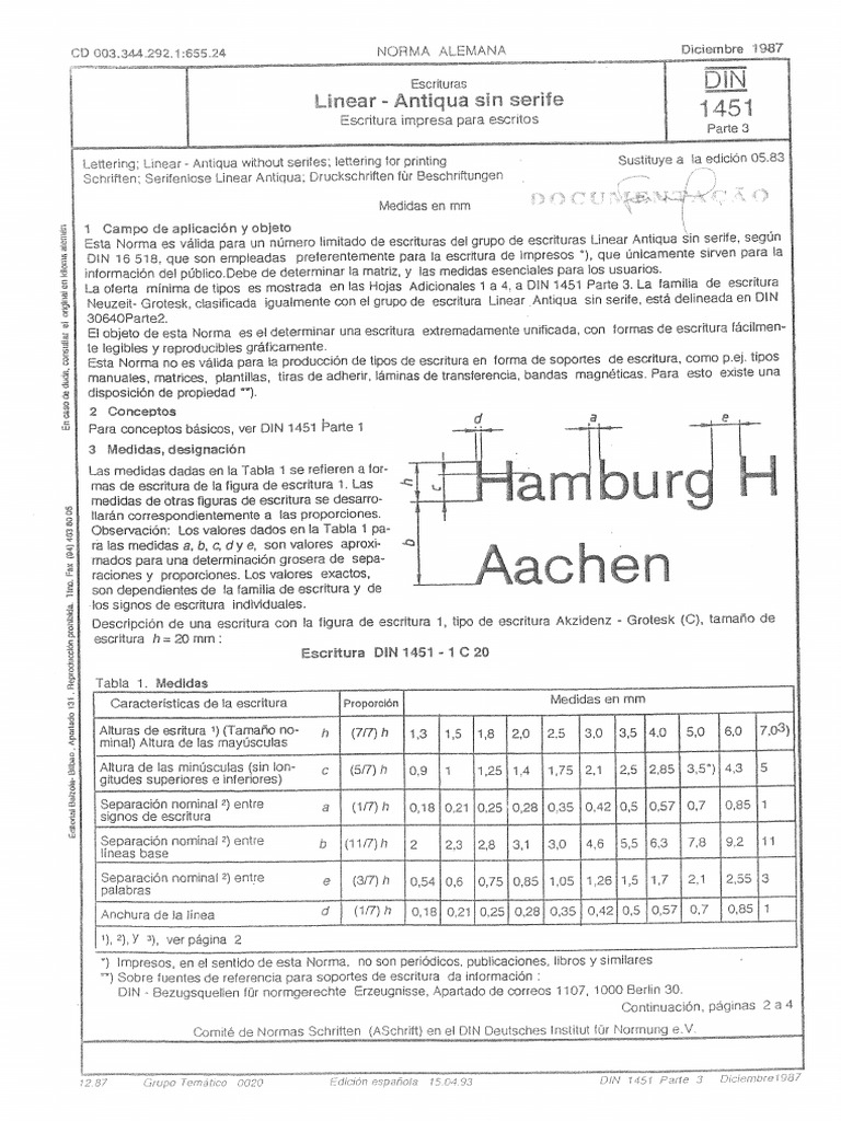 Din 1451 Part3 | PDF