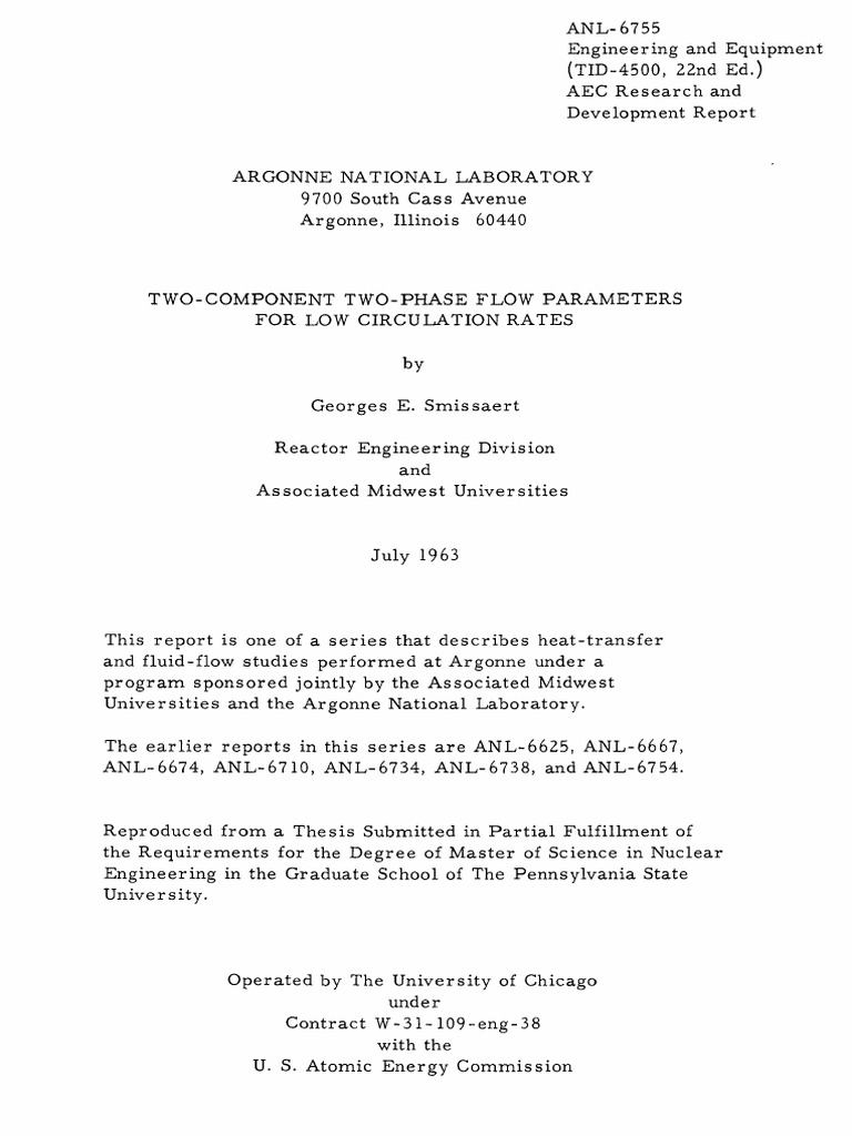Two-Phase Flow Parameters Study | PDF | Liquids | Gases
