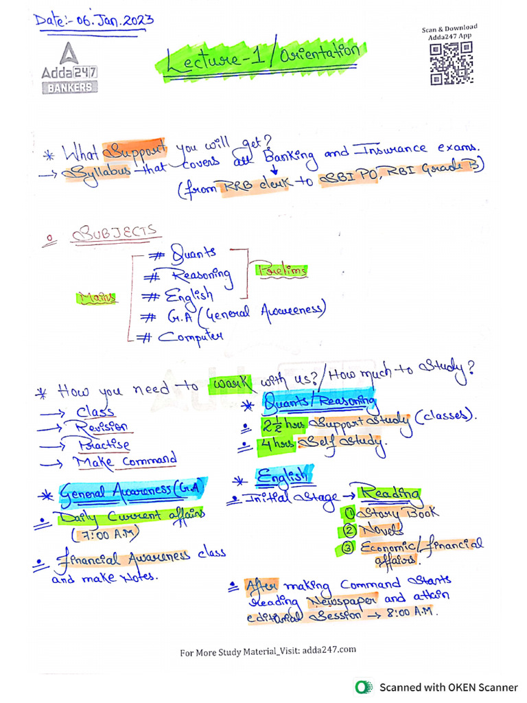 REASONING BANking Notes | PDF