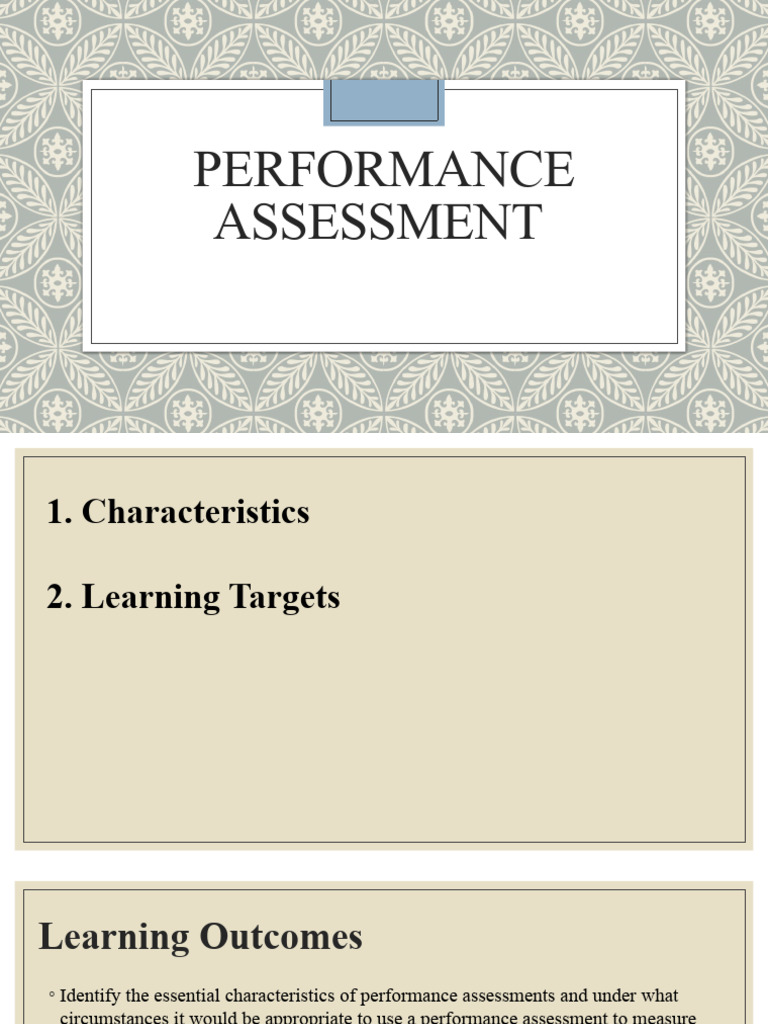 UNIT 2 Performance Assessment | PDF | Educational Assessment | Learning