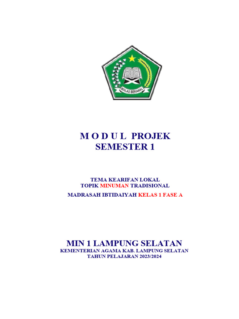 Contoh Modul Projek | PDF
