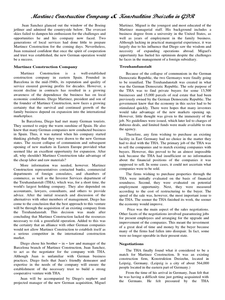 Cross-Cultural Negotiation Insights | PDF | Negotiation | Employment