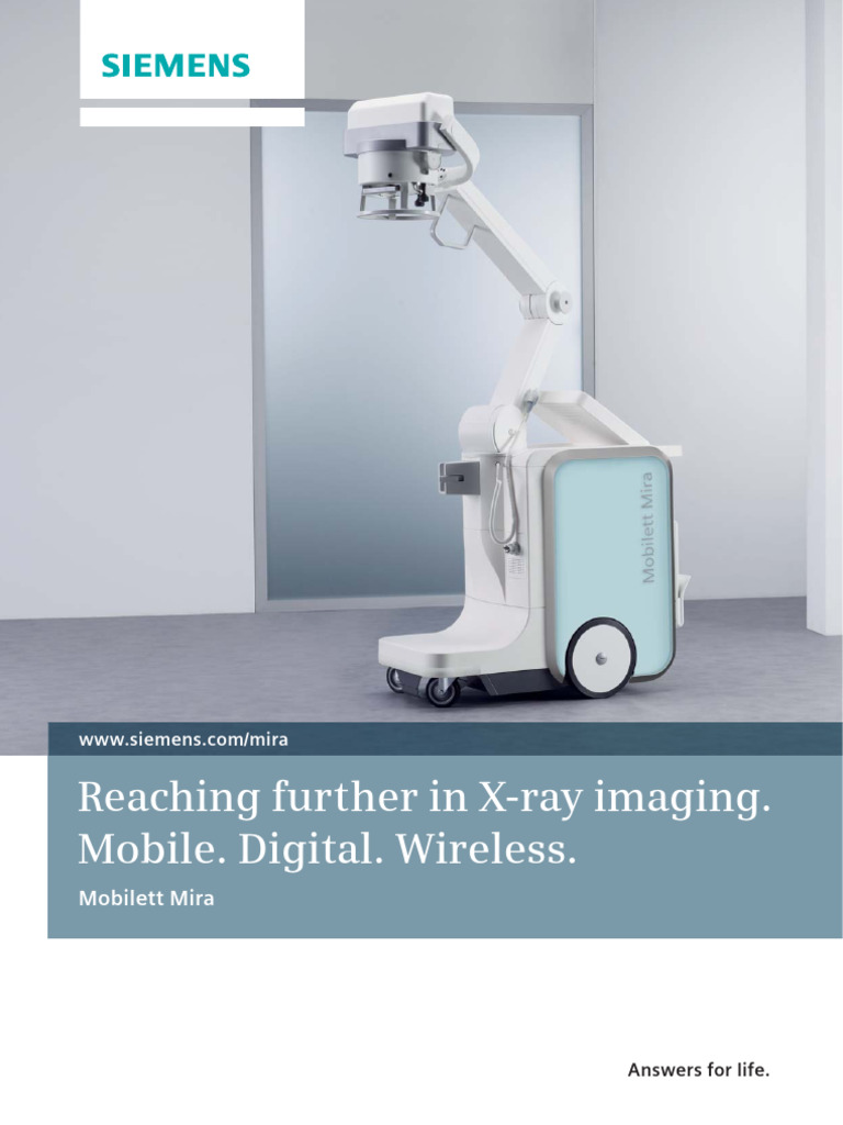 WS Mobilett MiraIII Brochure | PDF | Siemens | Radiography