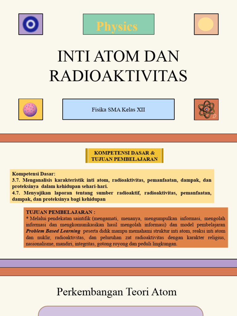 Inti Atom Dan Radioaktivitas | PDF