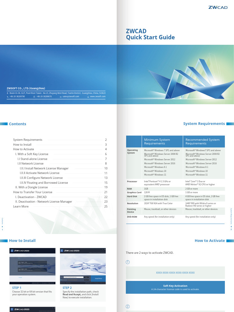Installation Guide Zwcad 2023 | Download Free PDF | Client (Computing) | Microsoft Windows