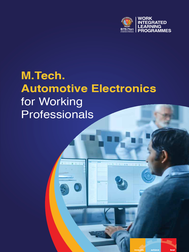 MTech Automotive Electronics | PDF | Computer Network | Control Theory