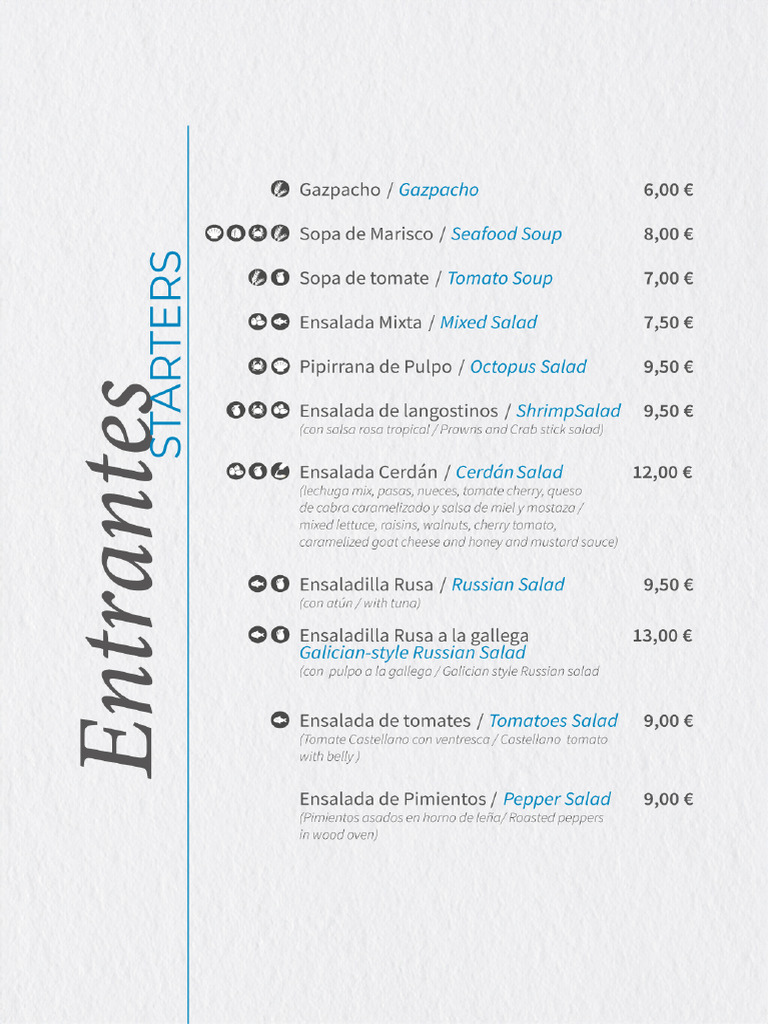 Menu 2024 | PDF