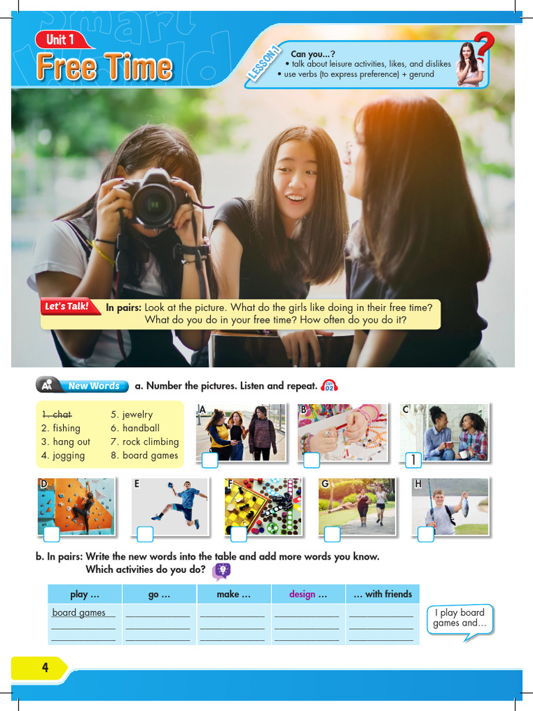 Isw 8 Unit 1 SB | PDF | Consonant | Languages