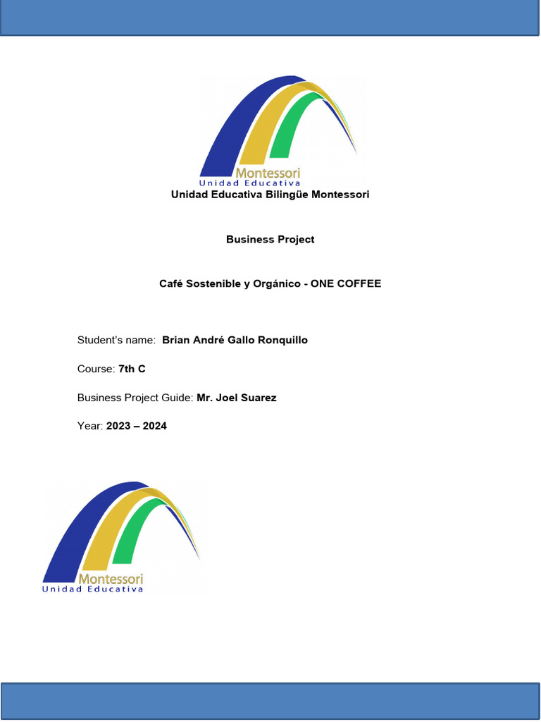 Business Project Brian Gallo | PDF | Coffee | Sustainability