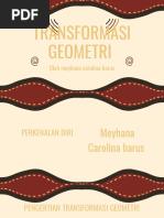 Transformasi Geometri MATEMATIKA 9 SMP | PDF