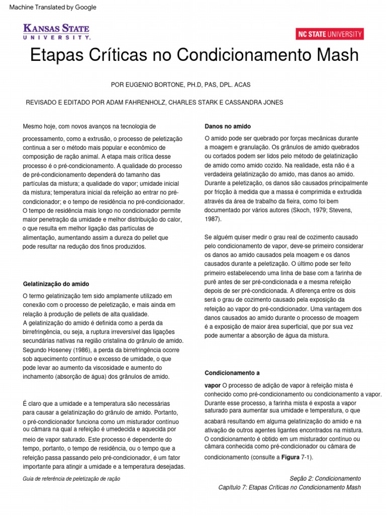 2-7 Critical Steps in Mash | PDF | Umidade | Amido
