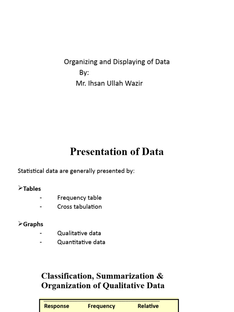 2 Lecture 2 Organizing and Displaying of Data | PDF | Histogram | Handedness