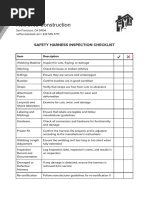 Safety Gear Inspection Checklist | PDF | Wear | Mechanical Engineering
