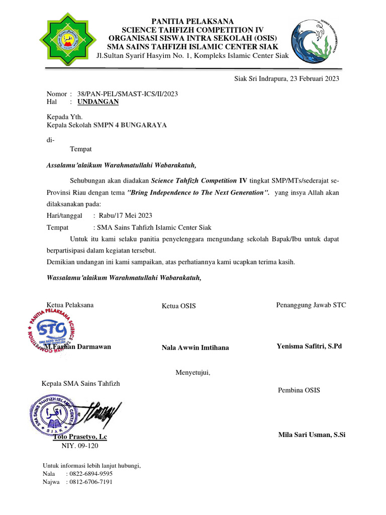 Undangan STC 2023 | PDF