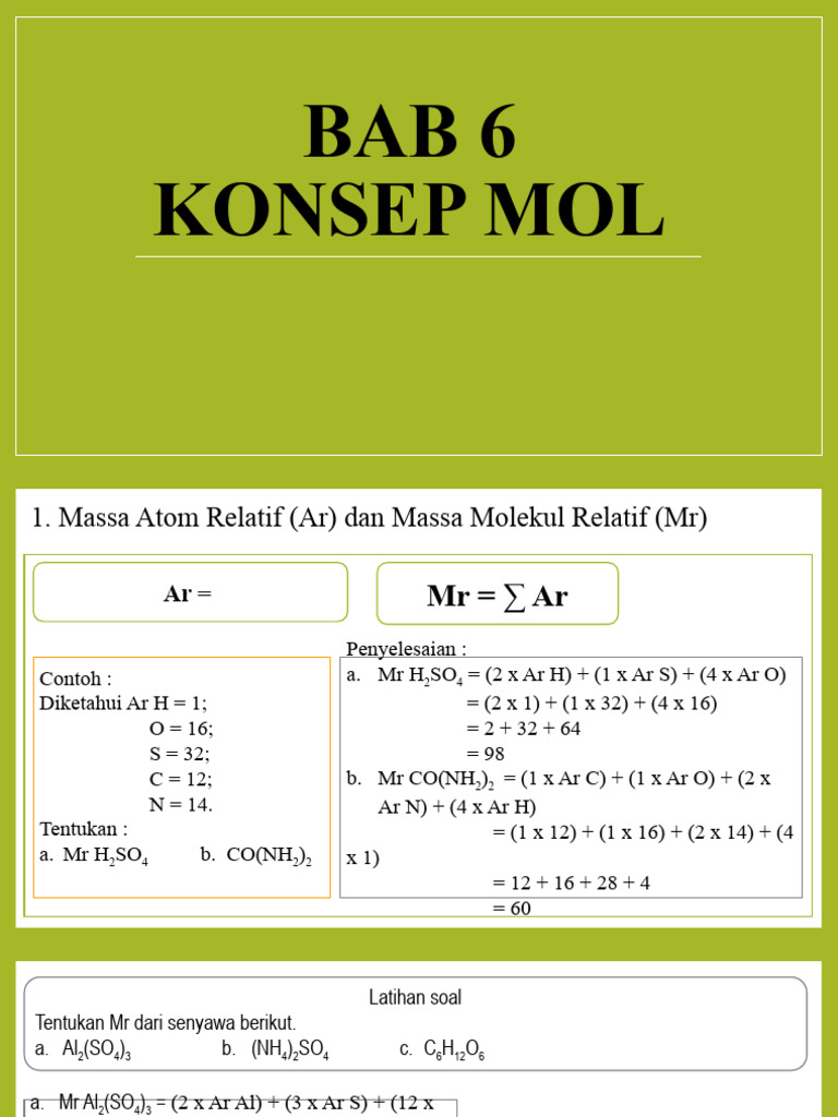 Konsep Mol | PDF