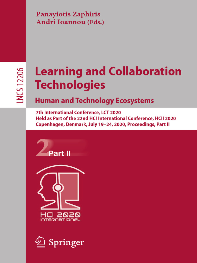 Learning and Collaboration Technologies: Human and Technology Ecosystems | PDF | Human–Computer ...
