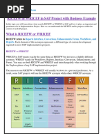 RICEFW's in SAP Projects and Role of Functional Consultant | PDF ...