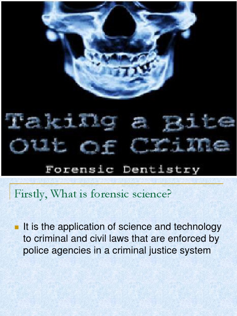 Forensic Dentistry/Odontology: James Herrera | PDF | Dentistry ...
