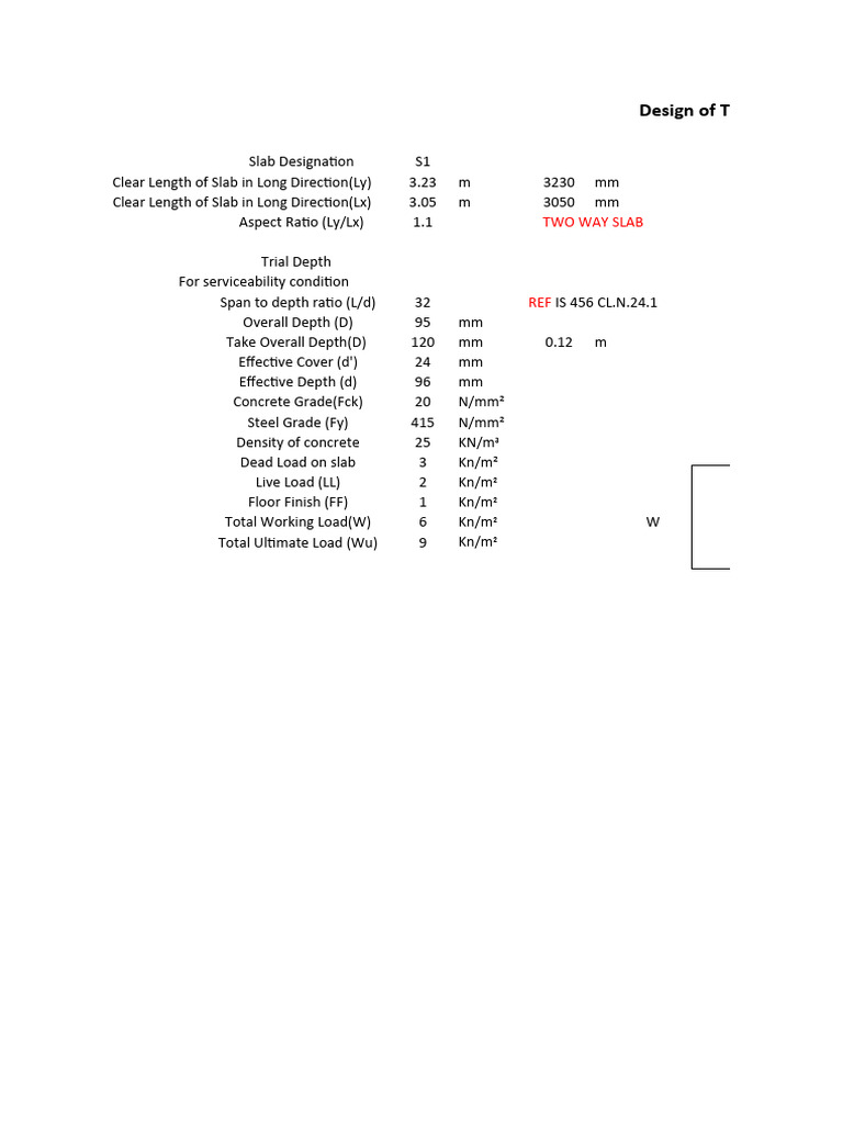 Two Way Slab | PDF | Science & Mathematics | Technology & Engineering